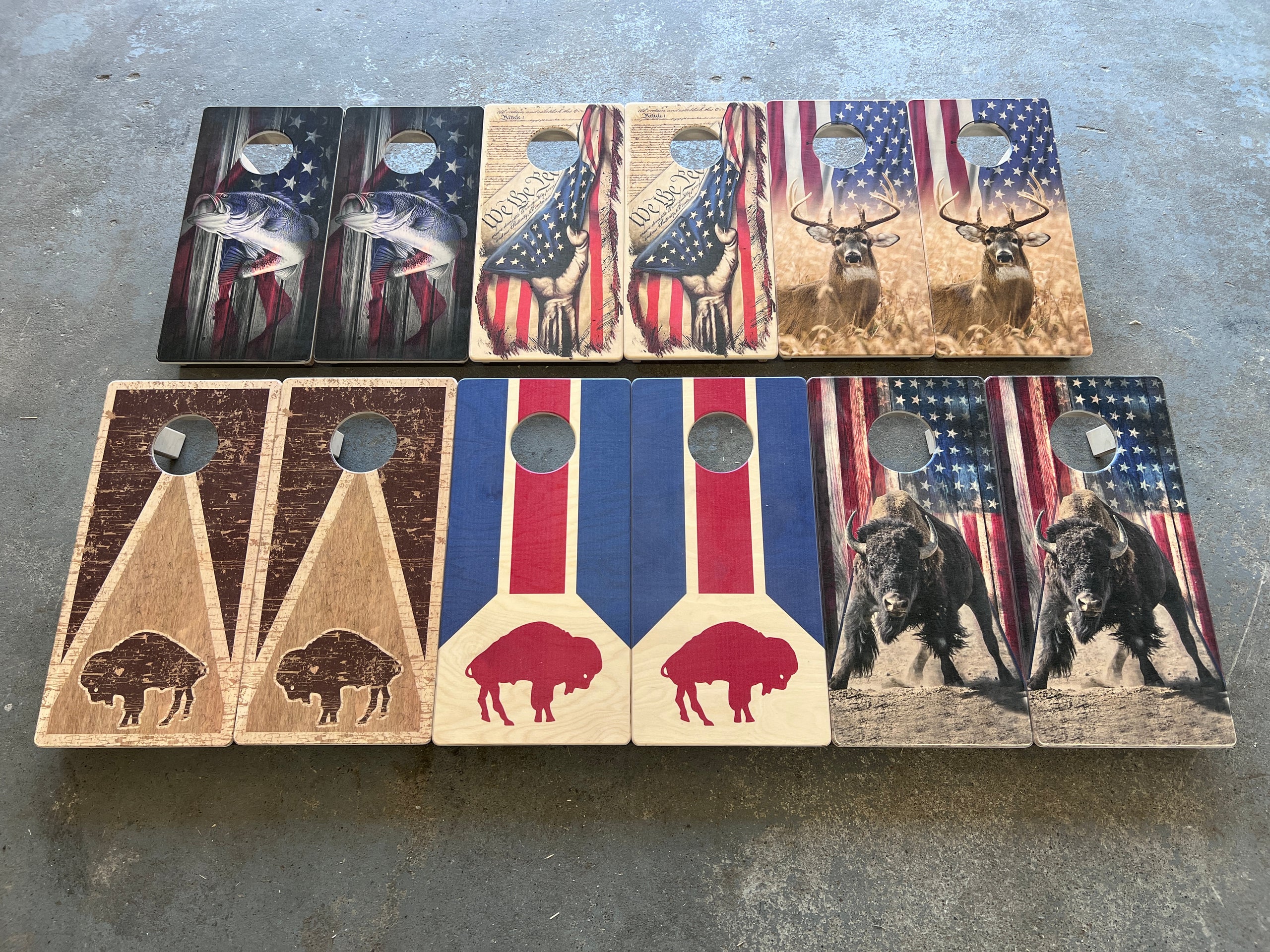 Mini 12x24 Cornhole Board Set | Queen City Yard Game Co. LLC
