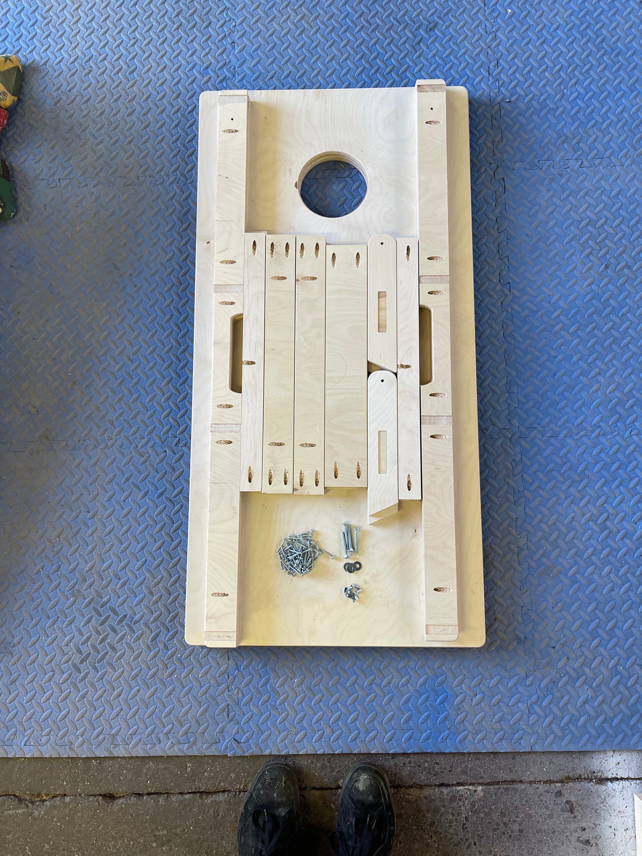 DIY Cornhole Set (2 tops, 2 frames, hardware) | Queen City Yard Game Co ...