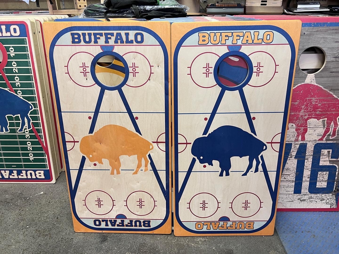 Buffalo Ice Rink Board Set | Queen City Yard Game Co. LLC