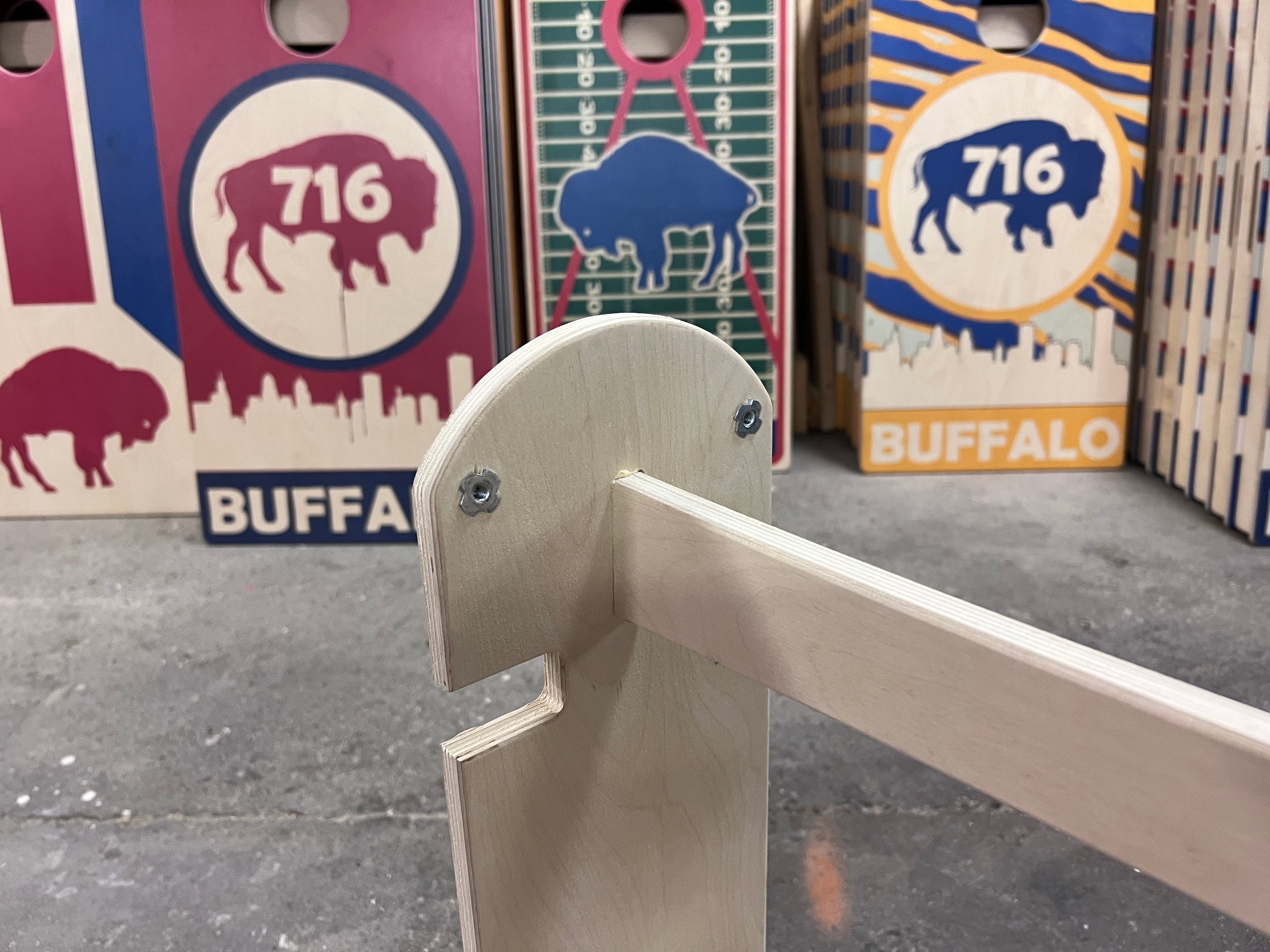 Pro Board Cornhole Stand | Queen City Yard Game Co. LLC