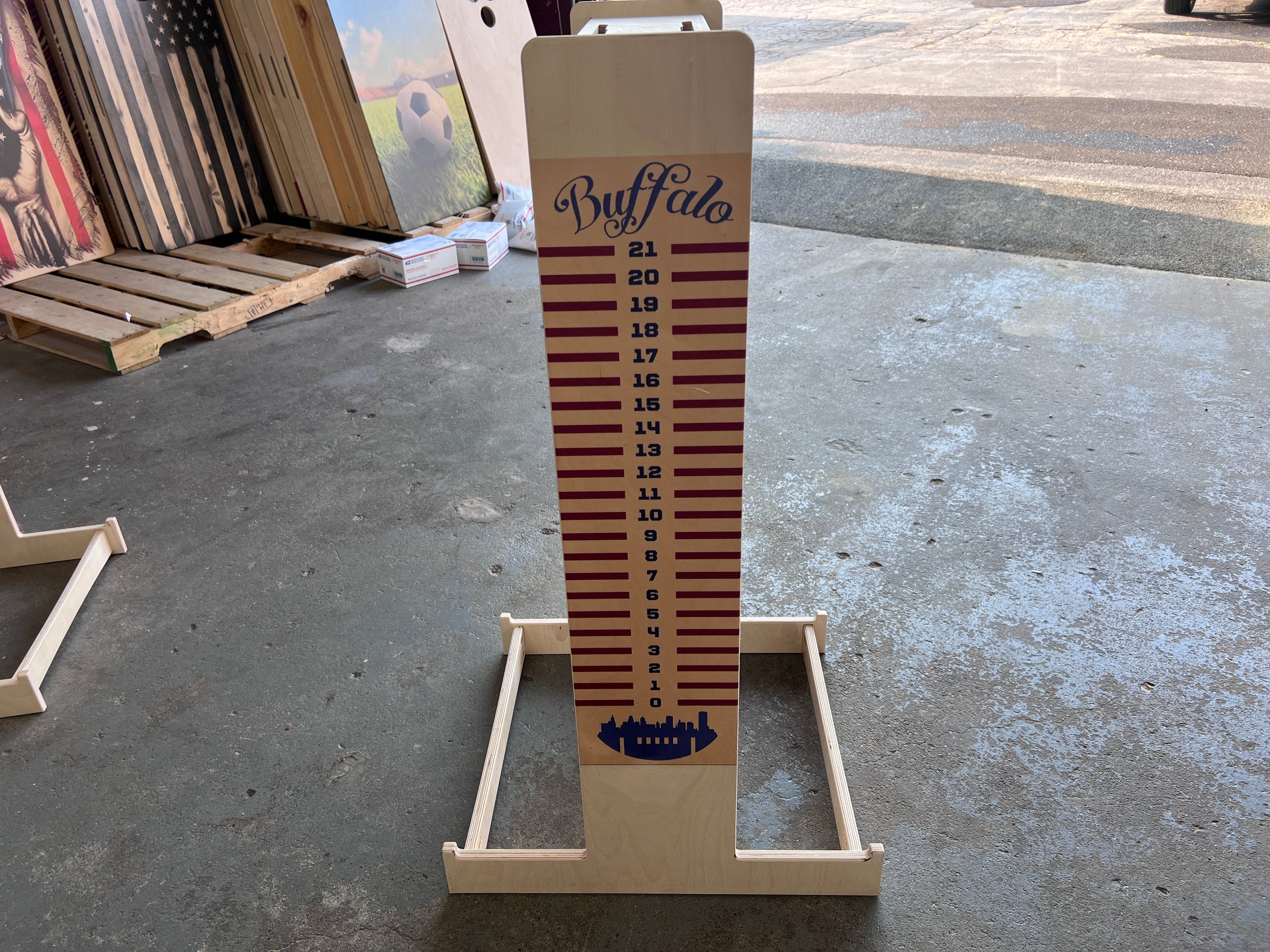 Pro Board Cornhole Stand/Scorekeeper | Queen City Yard Game Co. LLC
