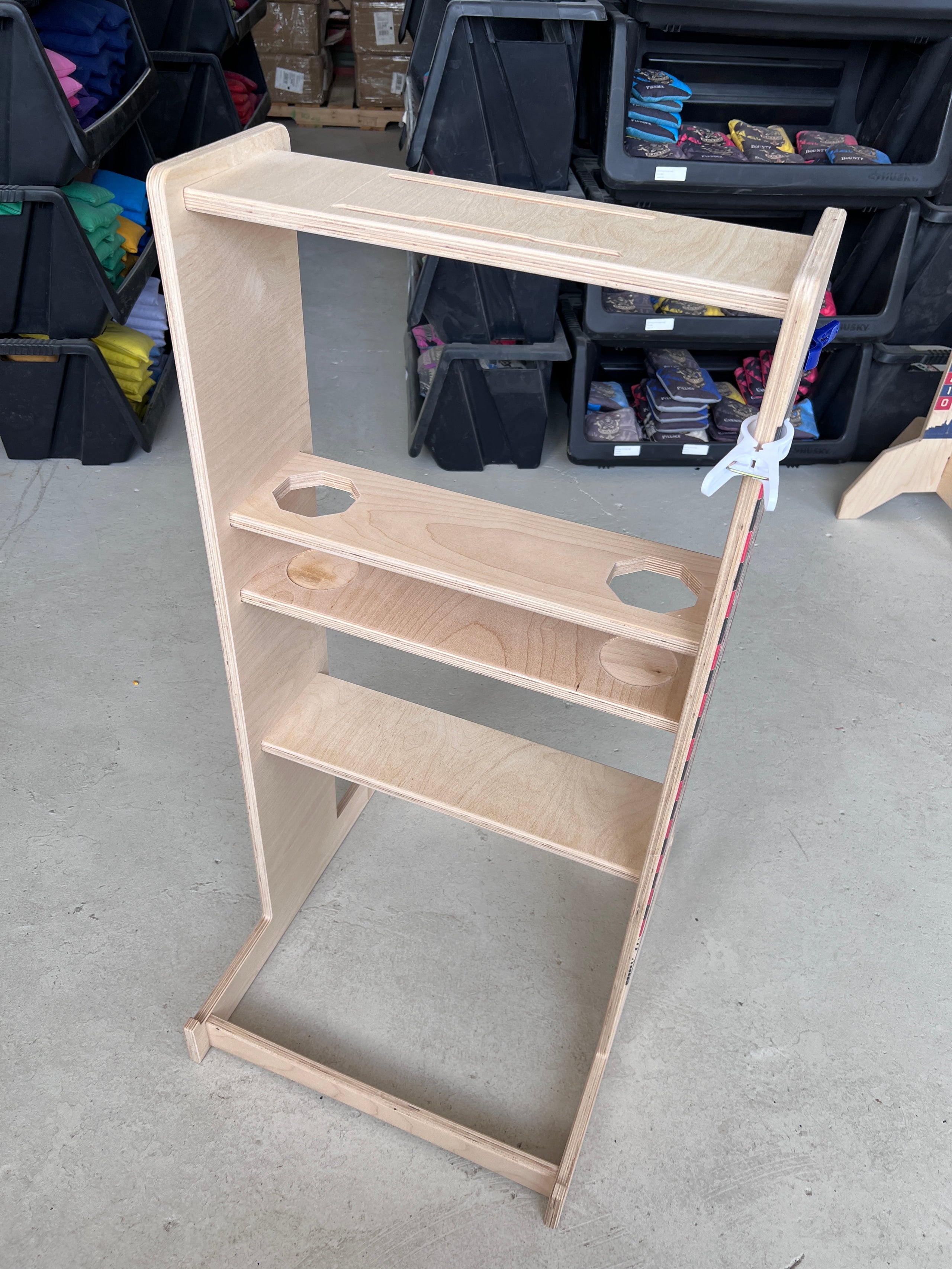 Pro Board Cornhole Stand/Scorekeeper | Queen City Yard Game Co. LLC