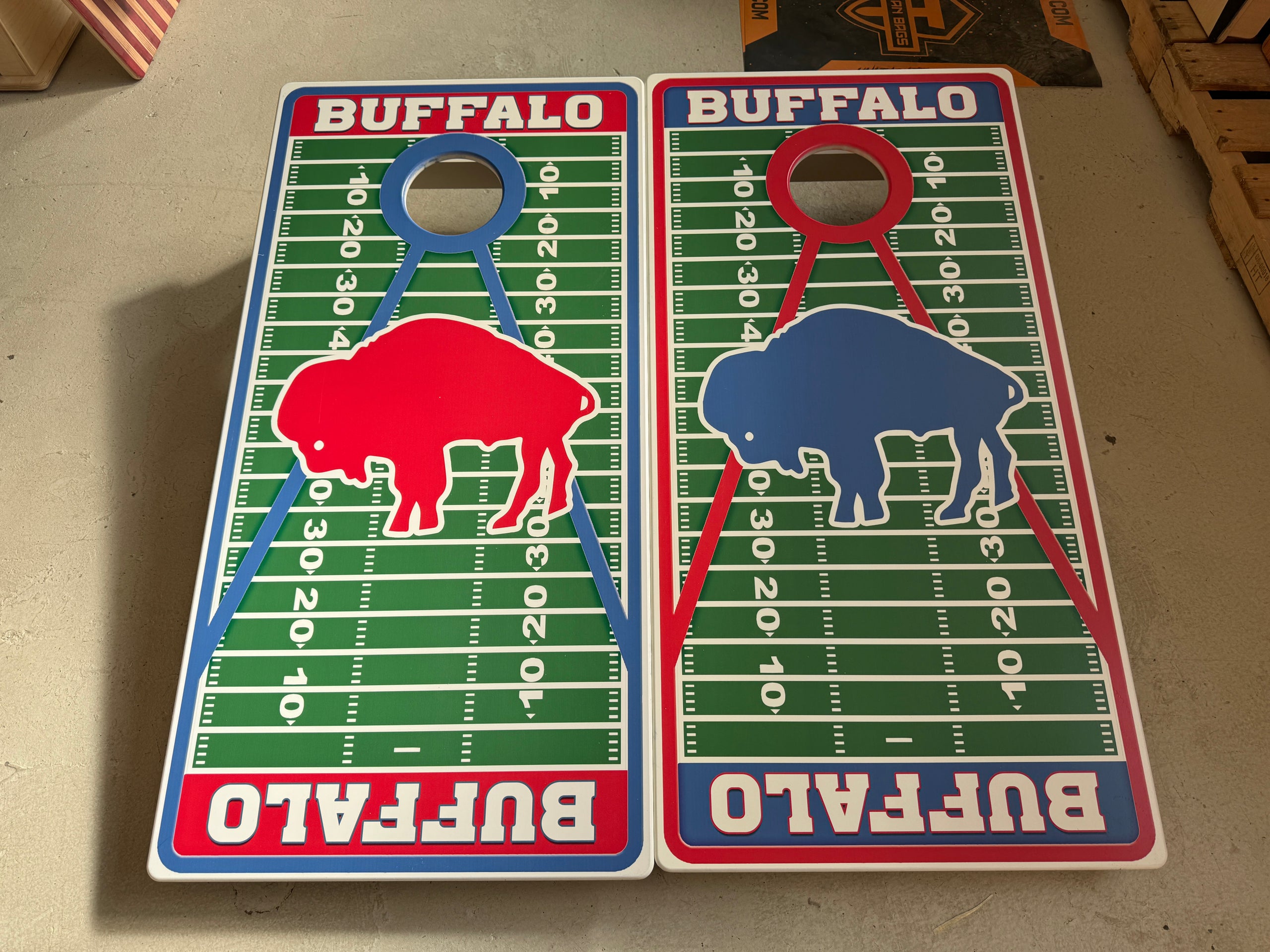 NEW: Premium PVC All Weather Cornhole Board Set | Queen City Yard Game ...